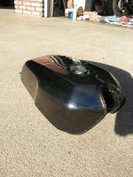 Gun Blueing the Gas Tank - Updated - Finshed with Pictures | DO THE TON