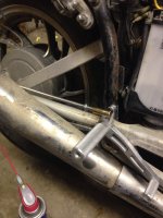 Virago 750 rear sets | DO THE TON